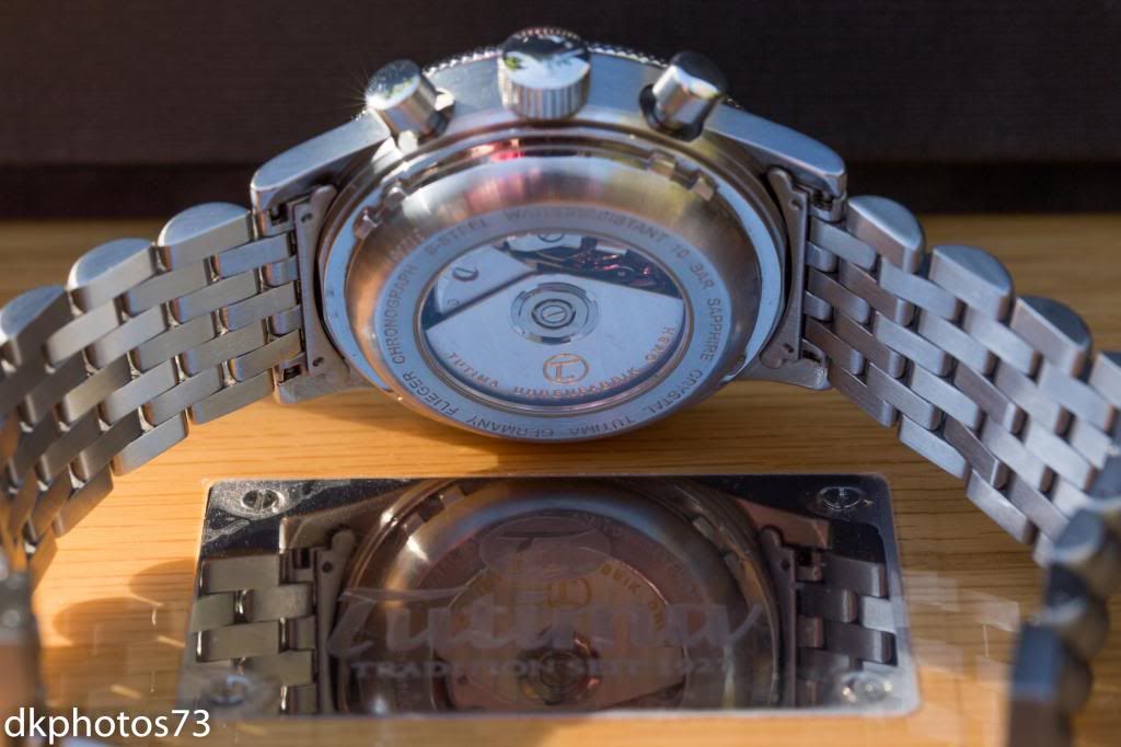 Tutima F2 Chronograph on Bracelet, Both Boxes and Papers: Reduced now ...