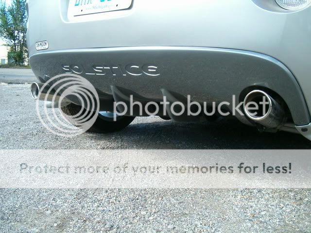 Rear facia diffuser now for sale | Pontiac Solstice Forum