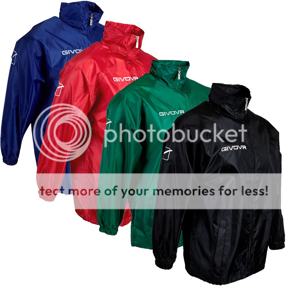 Givova Rain Jacket "Rain Basico" XXS XS S M L XL XXL New | eBay