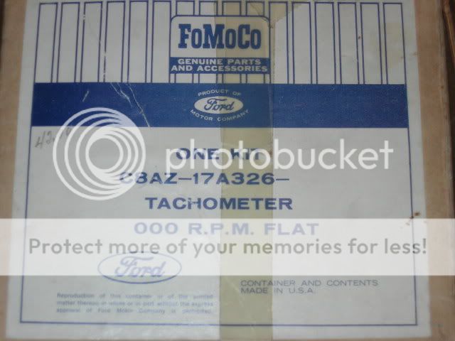 Factory tach | Ford Muscle Cars Tech Forum