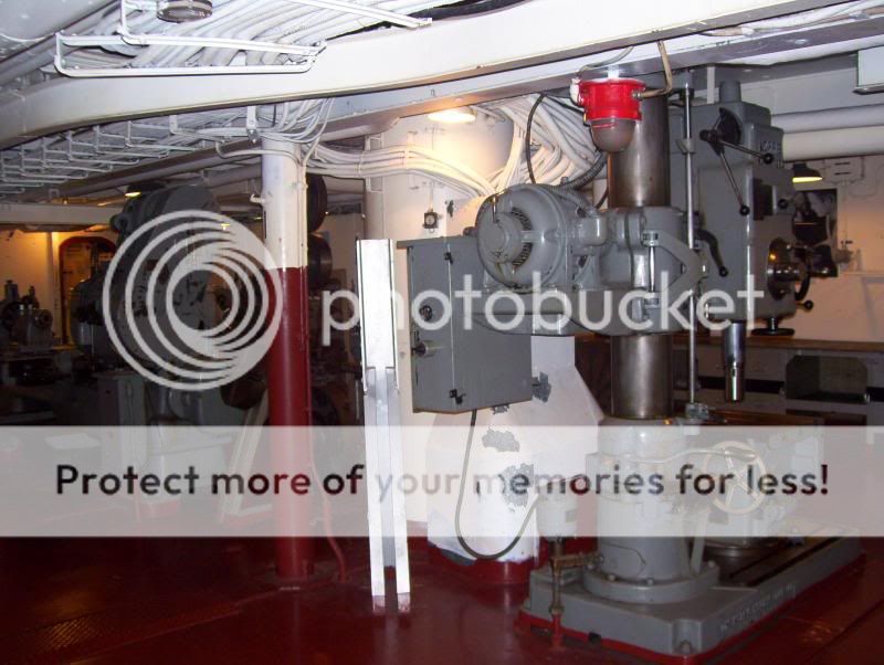 Antique Machinery and History | Battleship USS Iowa Machine Shop Photos ...